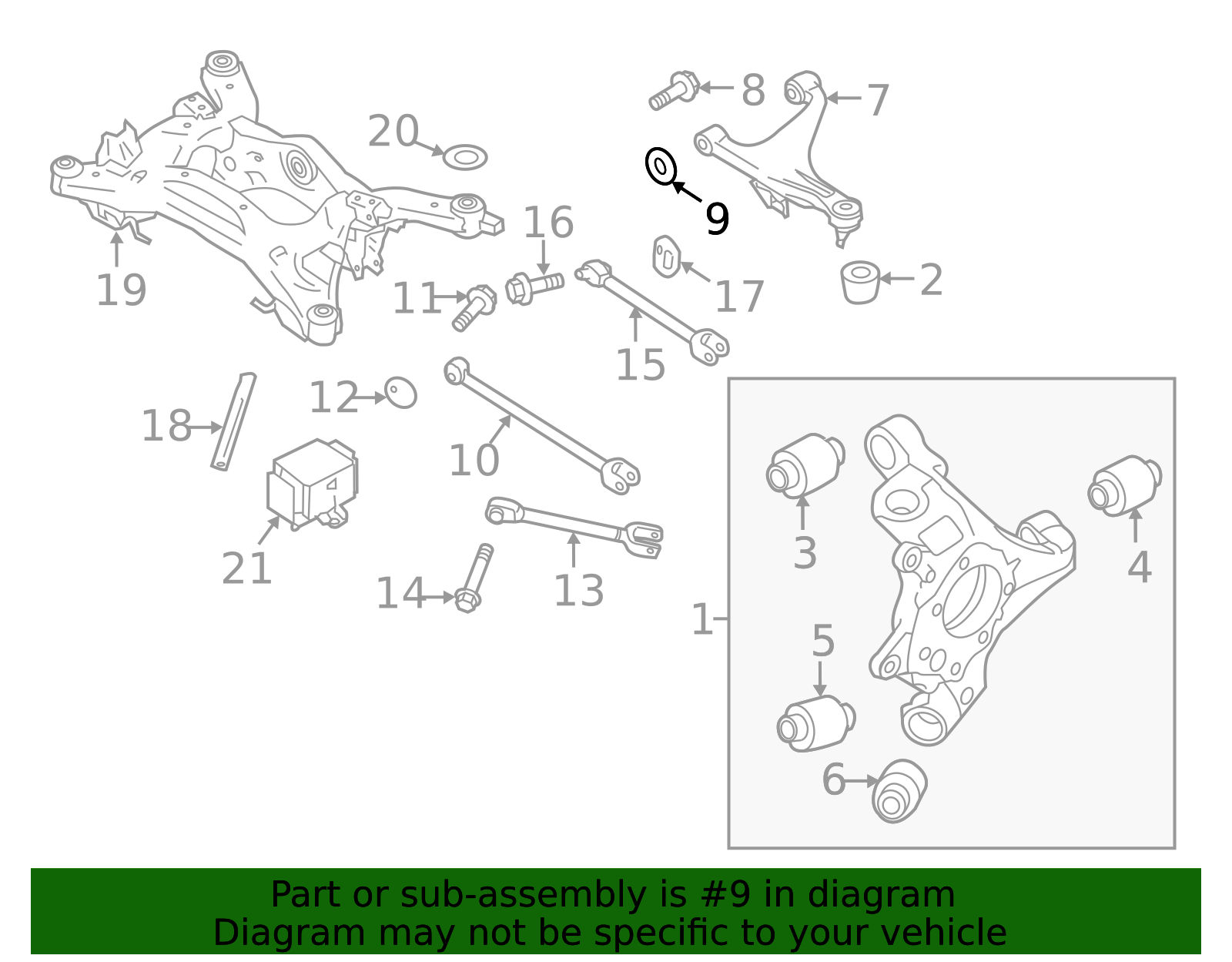 550441MA0A - Upper Control Arm Stopper 2008-2022 Infiniti | Infiniti of ...