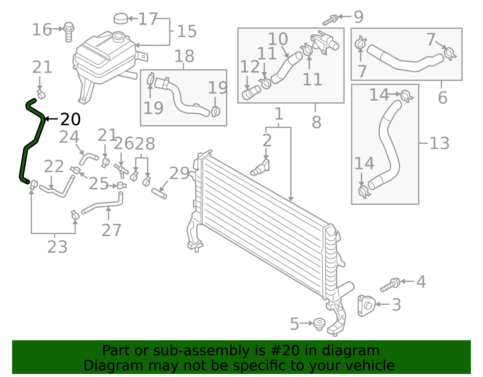 2019-2022 Hyundai Veloster N Overflow Hose 25451-K9100 | MotorMotor