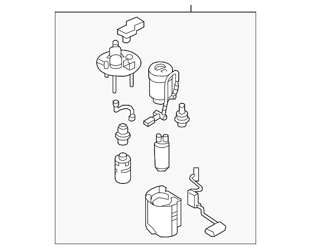 31110-1R500-DS - Fuel Pump Assembly 2012-2015 Kia Rio | Kia.Parts Store