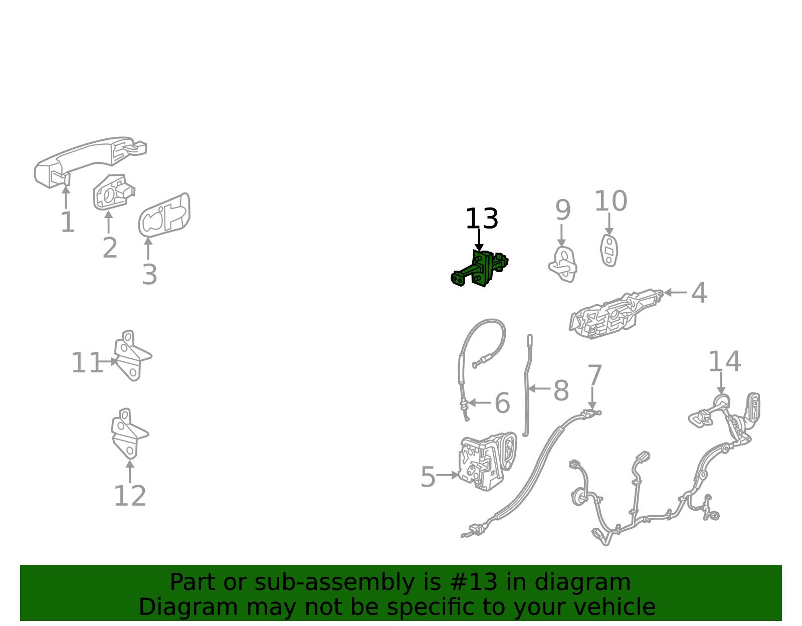 2019-2025 GM Door Check 85626940 | Shop Matick Buick GMC