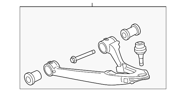2014-2020 GM Lower Control Arm (Stamped Steel) 84114505 GM ...