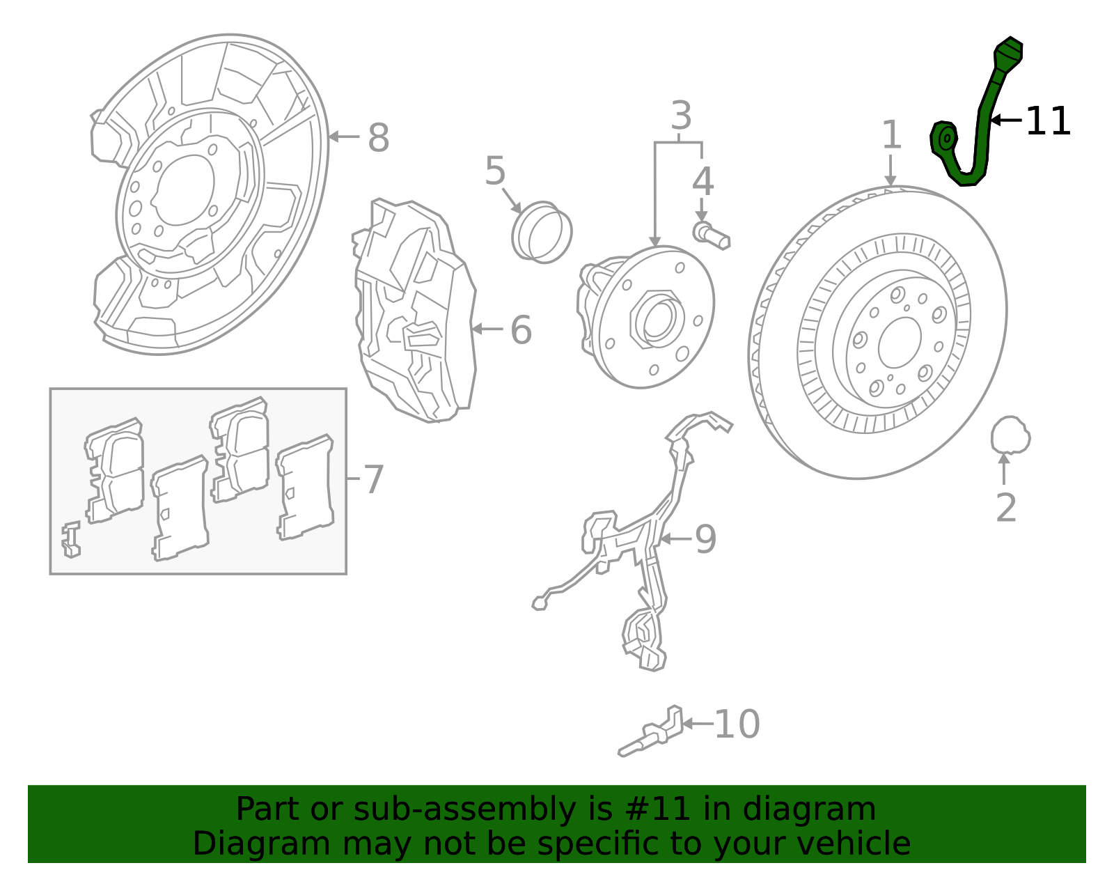 2021-2025 Toyota Mirai Brake Hose 90947-02H68 | Toyota Parts Center