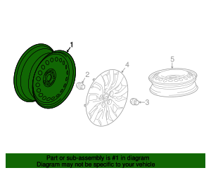 2016-2019 Chevrolet Malibu 16x6.5-Inch Steel Wheel 22969718 | Shop ...