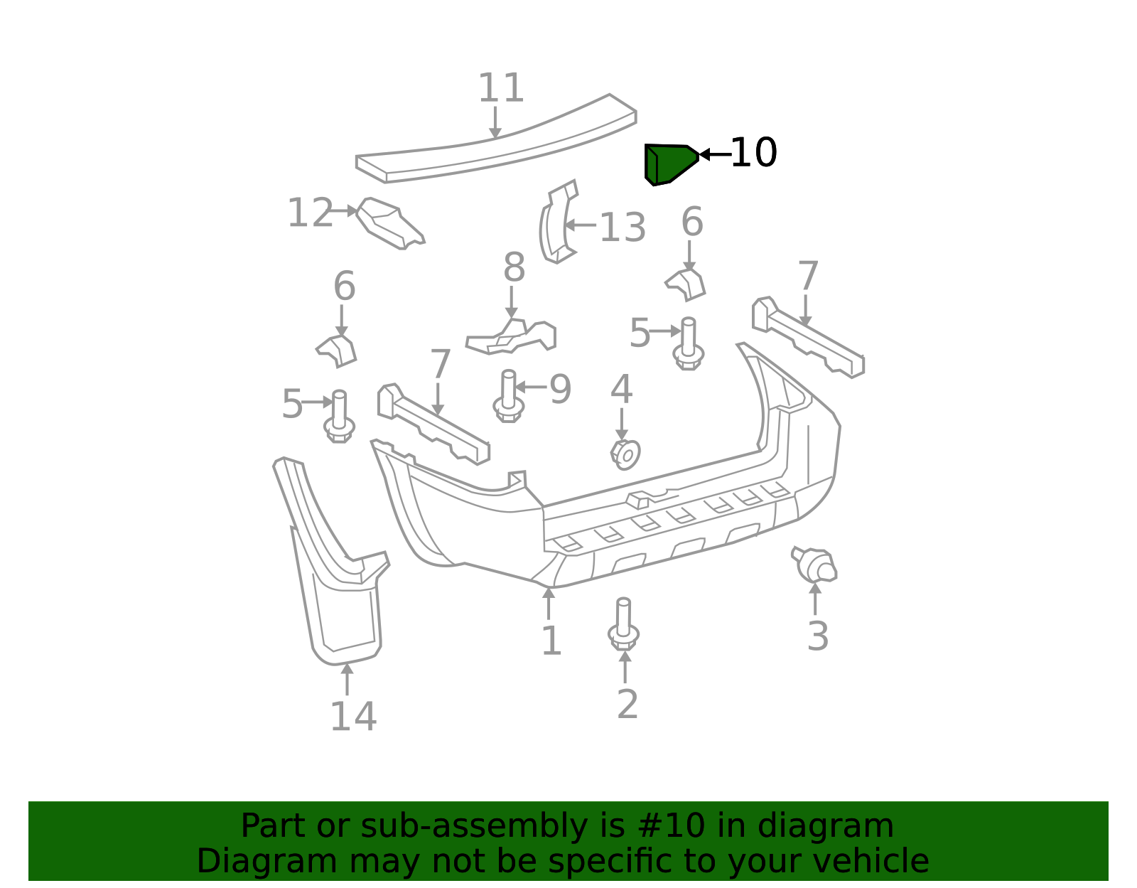 Genuine Official Toyota Upper Retainer part# 52588-35020 for 2006-2009 ...