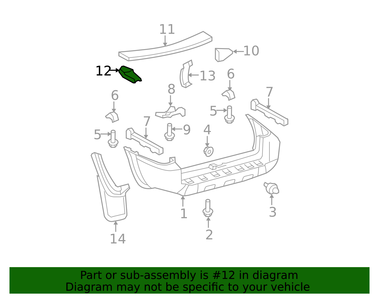Genuine Official Toyota Bumper Cover Mount Bracket part# 52185-60090 ...