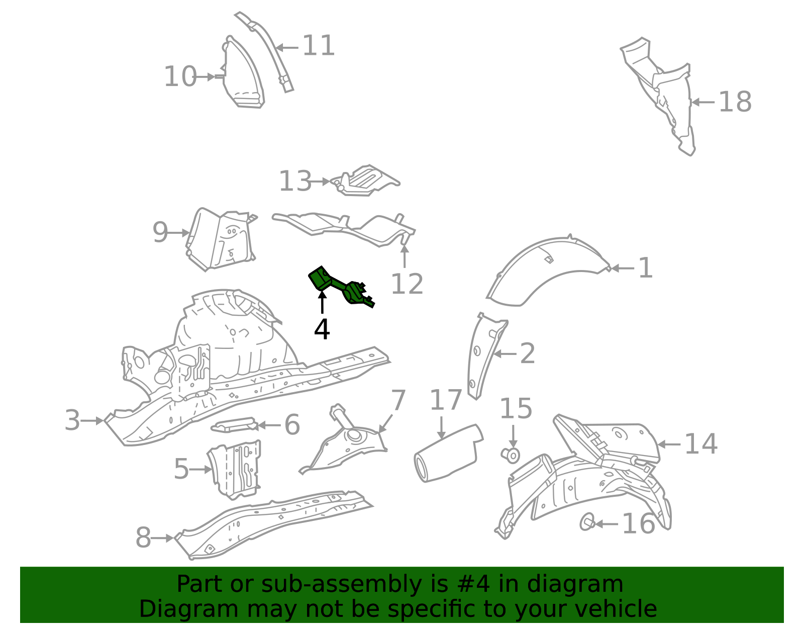 61715-WAA01 - High-Quality Wheel Housing Bracket for 2020-2025 Toyota ...