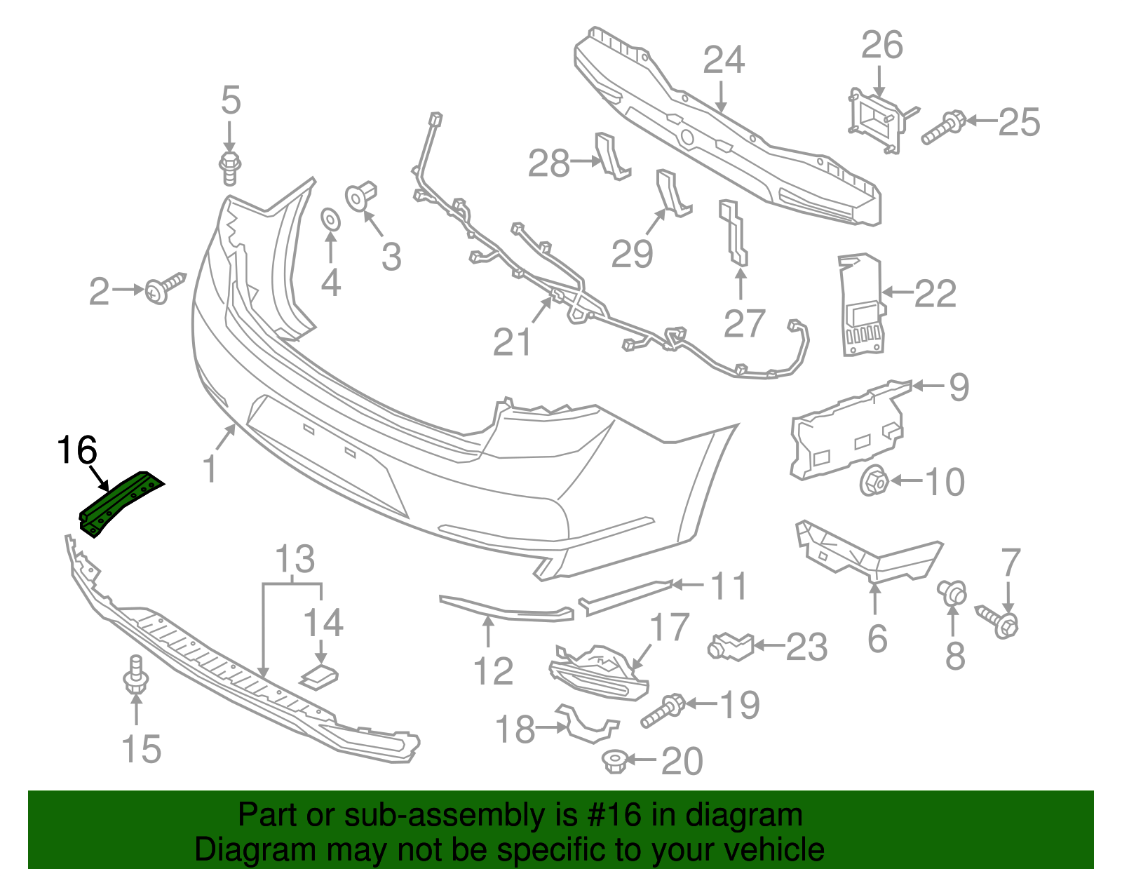 2017-2019 Kia Cadenza Side Cover 86627-F6000 | QuirkParts