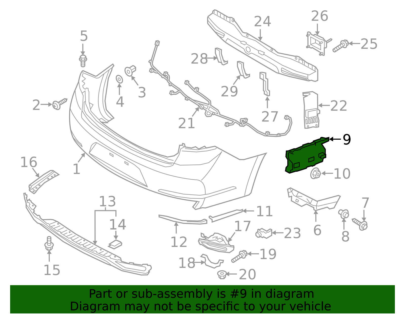 2017-2019 Kia Cadenza Lower Bracket 86651-F6000 | QuirkParts