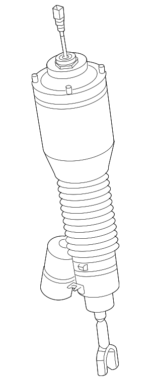 3D0-616-040-AC - Shock Assembly 2005-2006 Volkswagen Phaeton ...