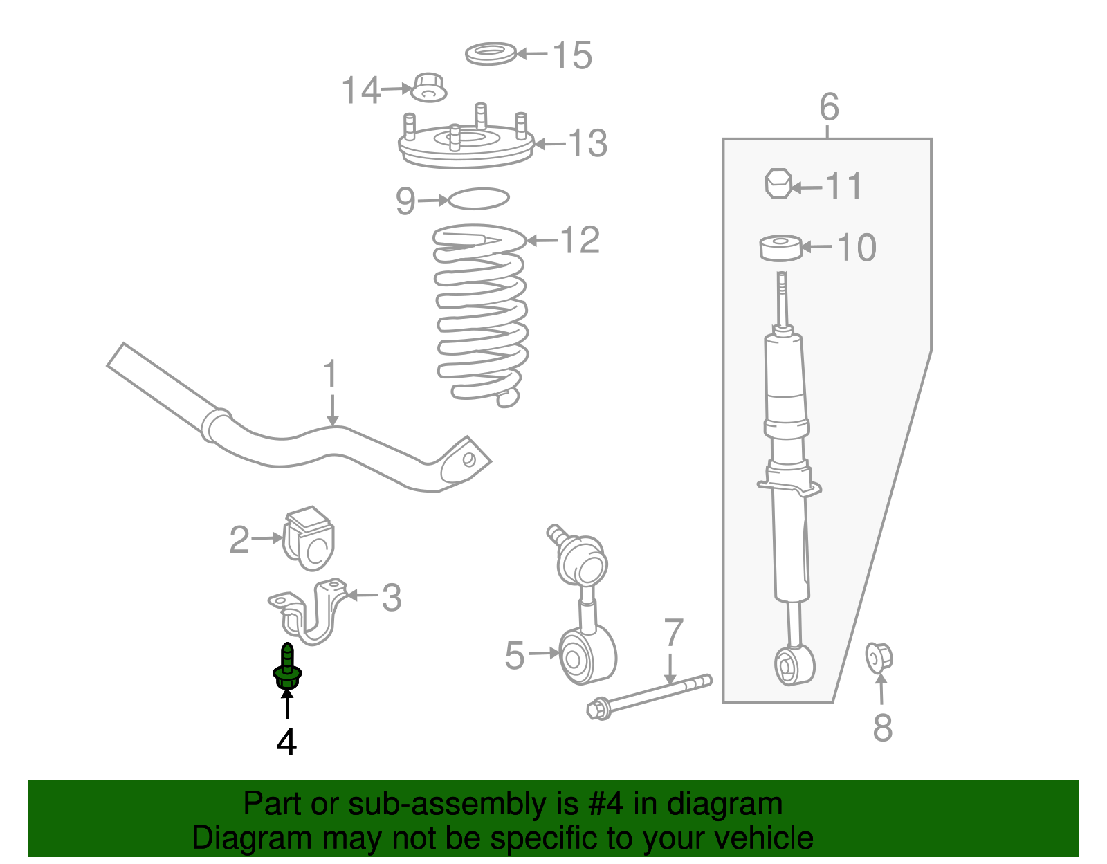 90119-A0192 - Stabilizer Bar Screw - 2007-2020 Toyota | Conicelli Toyota