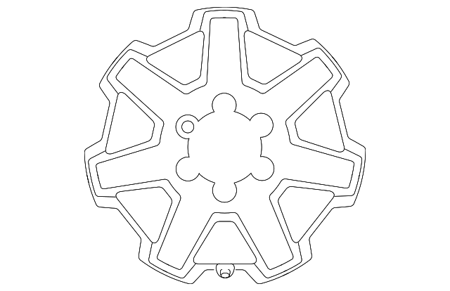 42611-35581 - Wheel Disc 17x7.5 Inch - 2017-2024 Toyota 4Runner | OEM ...