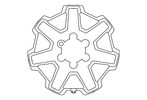 42611-35581 - Wheel Disc 17x7.5 Inch - 2017-2024 Toyota 4Runner | OEM ...