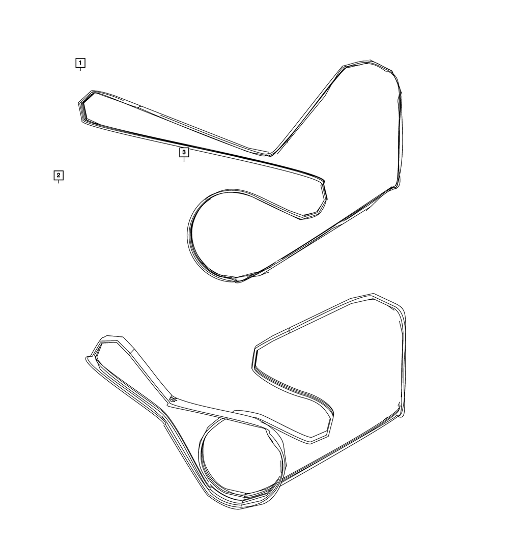 05281669AA - Serpentine Belt The Official Mopar eStore