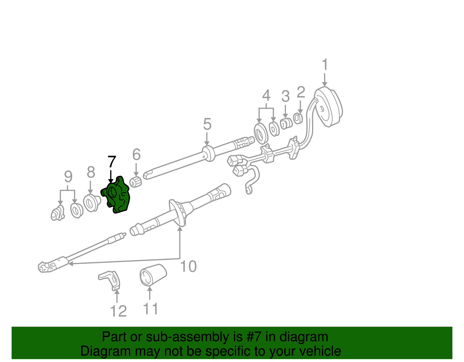 1995-2025 Ford OEM NEW 1995-2021 Ford E-350 SD Lower Main-Shaft Upper ...