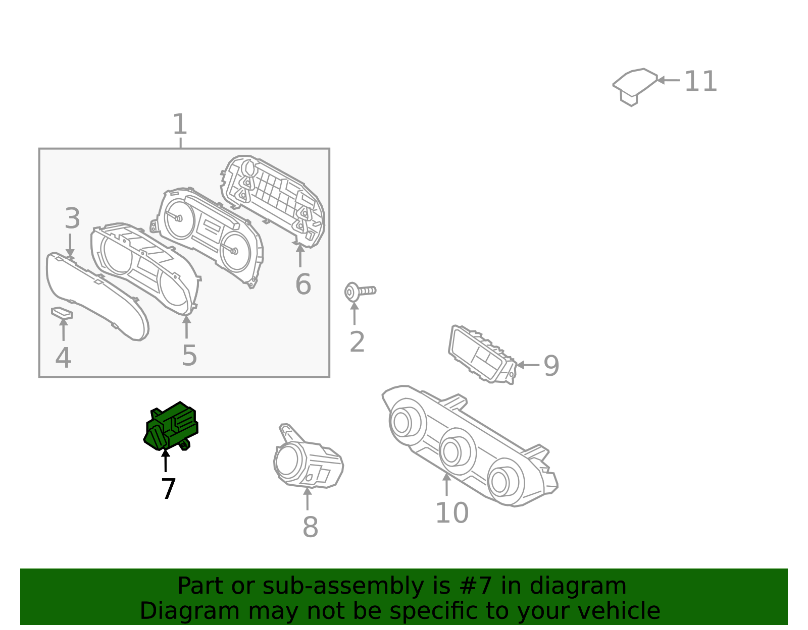 2019-2024 Kia Forte Hazard Switch 93790-M6100WK | TascaParts.com