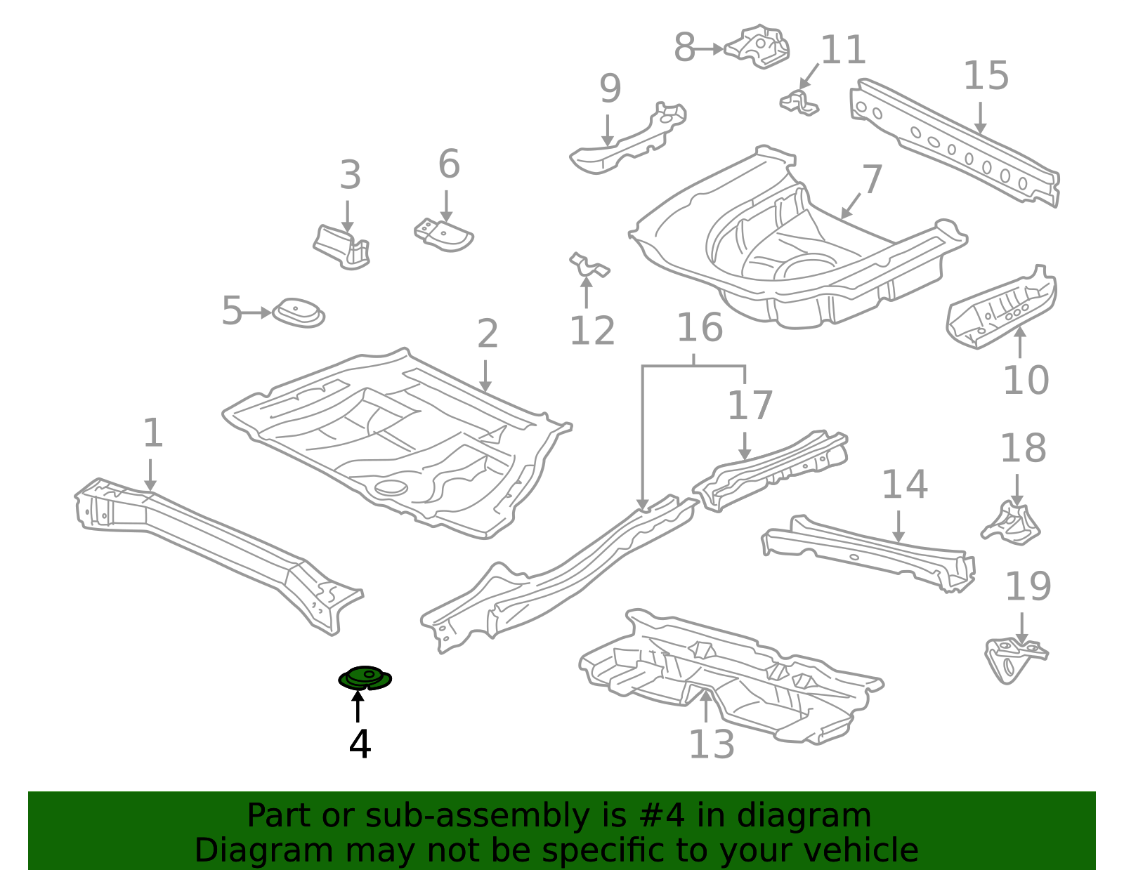 58325-33020 - Access Cover 1995-2007 Toyota | Bam Wholesale Parts