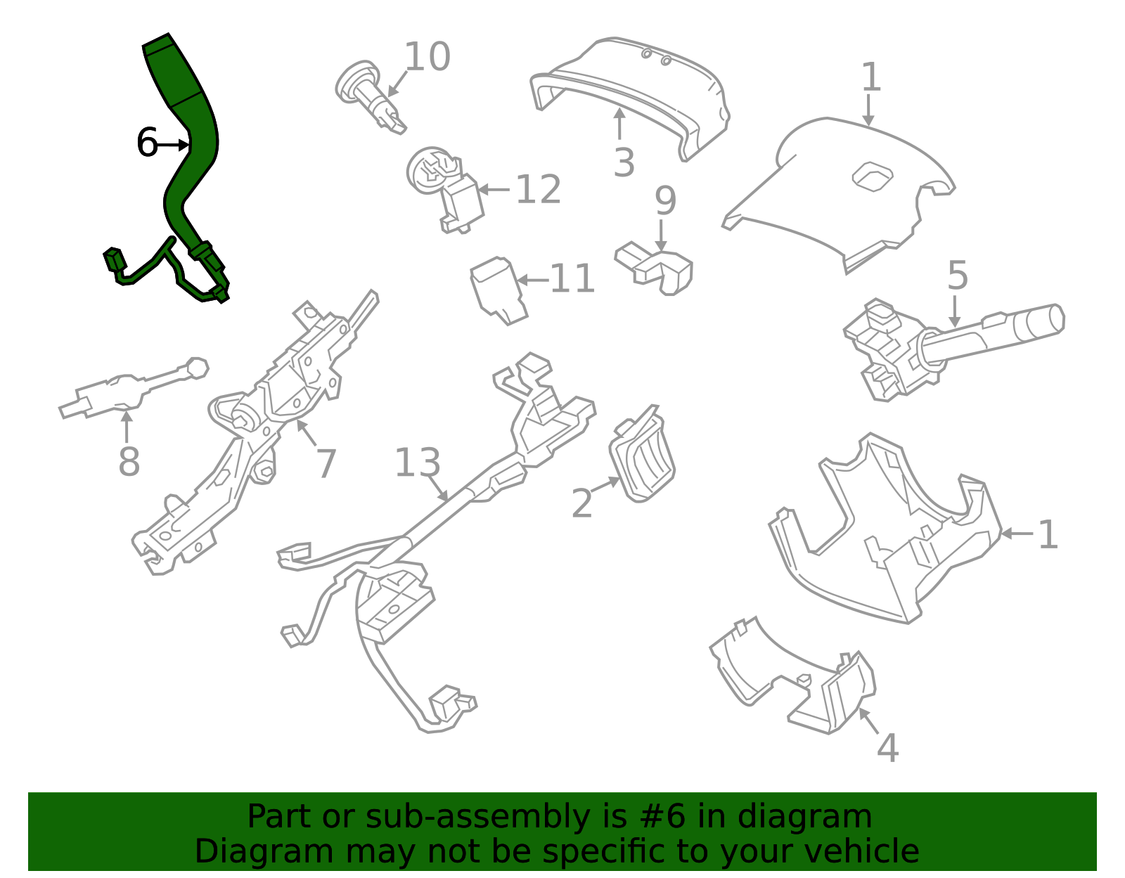 Cocoa Automatic Transmission Range Selector Cable Lever 22857353 GM ...