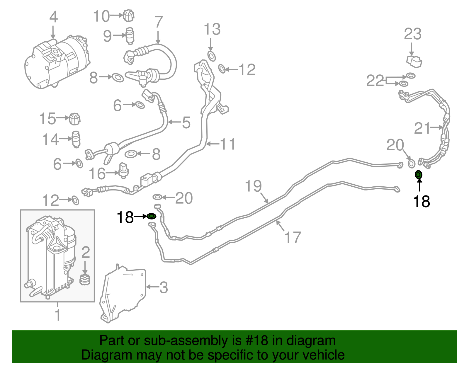 64539284850 - A/C Line O-Ring 2014-2025 BMW | Genuine BMW Parts
