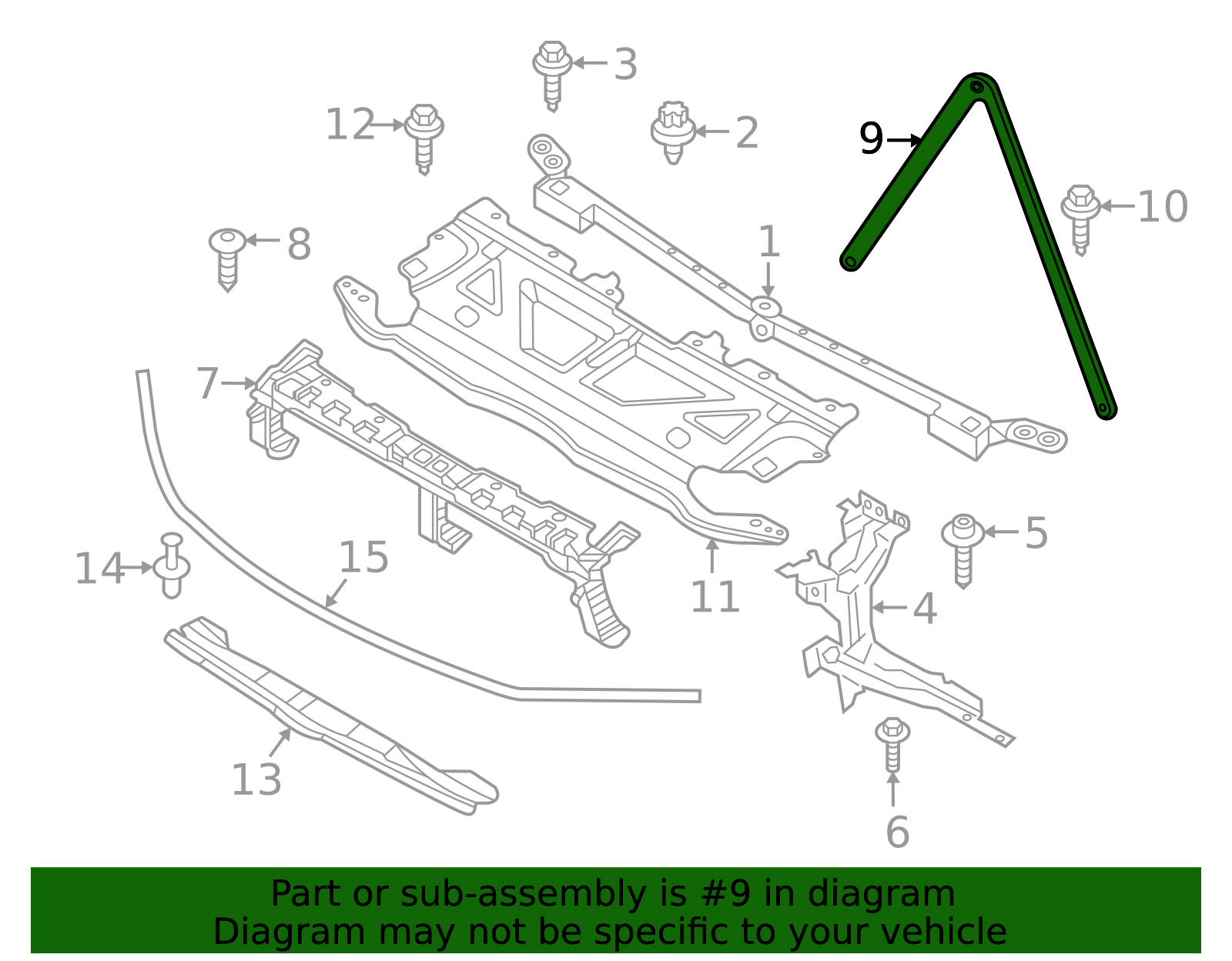 51648071577 - 2021-2025 BMW Cross Bar (51-64-8-071-577) | BMW of South ...
