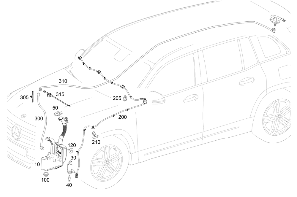 247-860-07-00 - Hose Line 2020-2026 Mercedes-Benz | Mercedes-Benz USA Parts