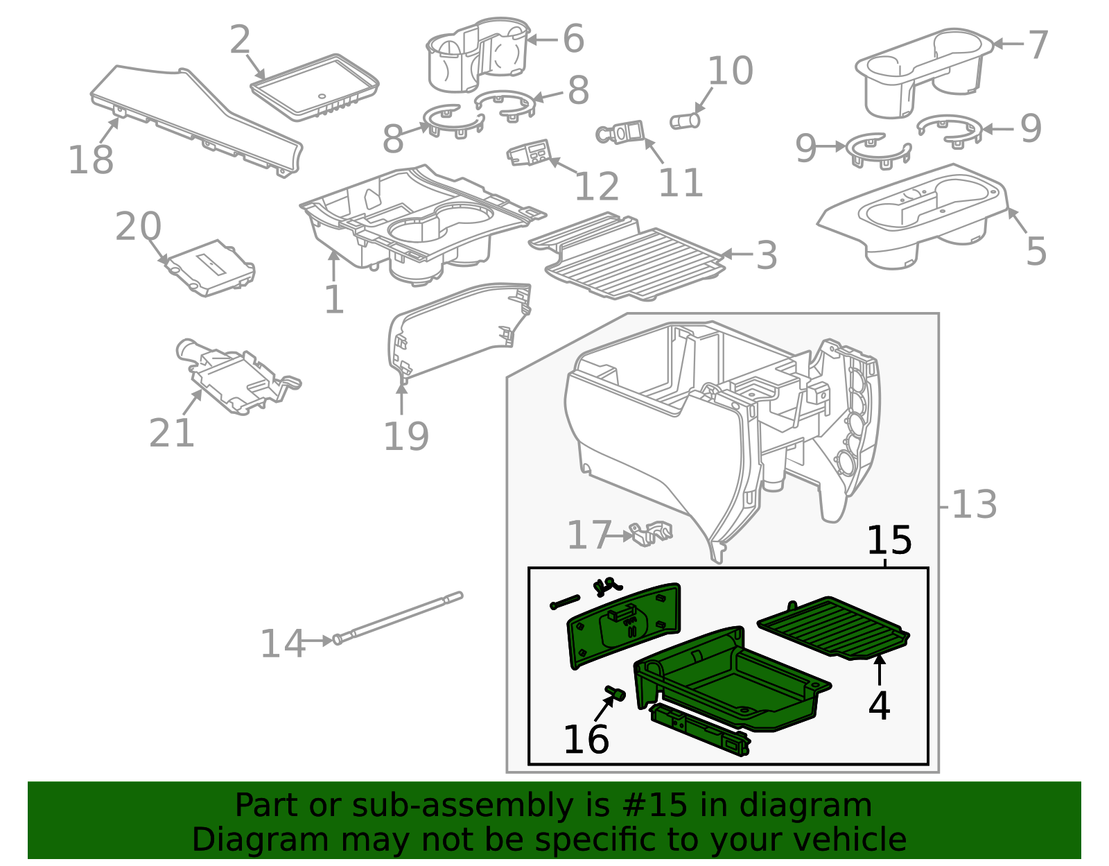 85510728 - 2021-2024 GM - Tray | Partners Chevy