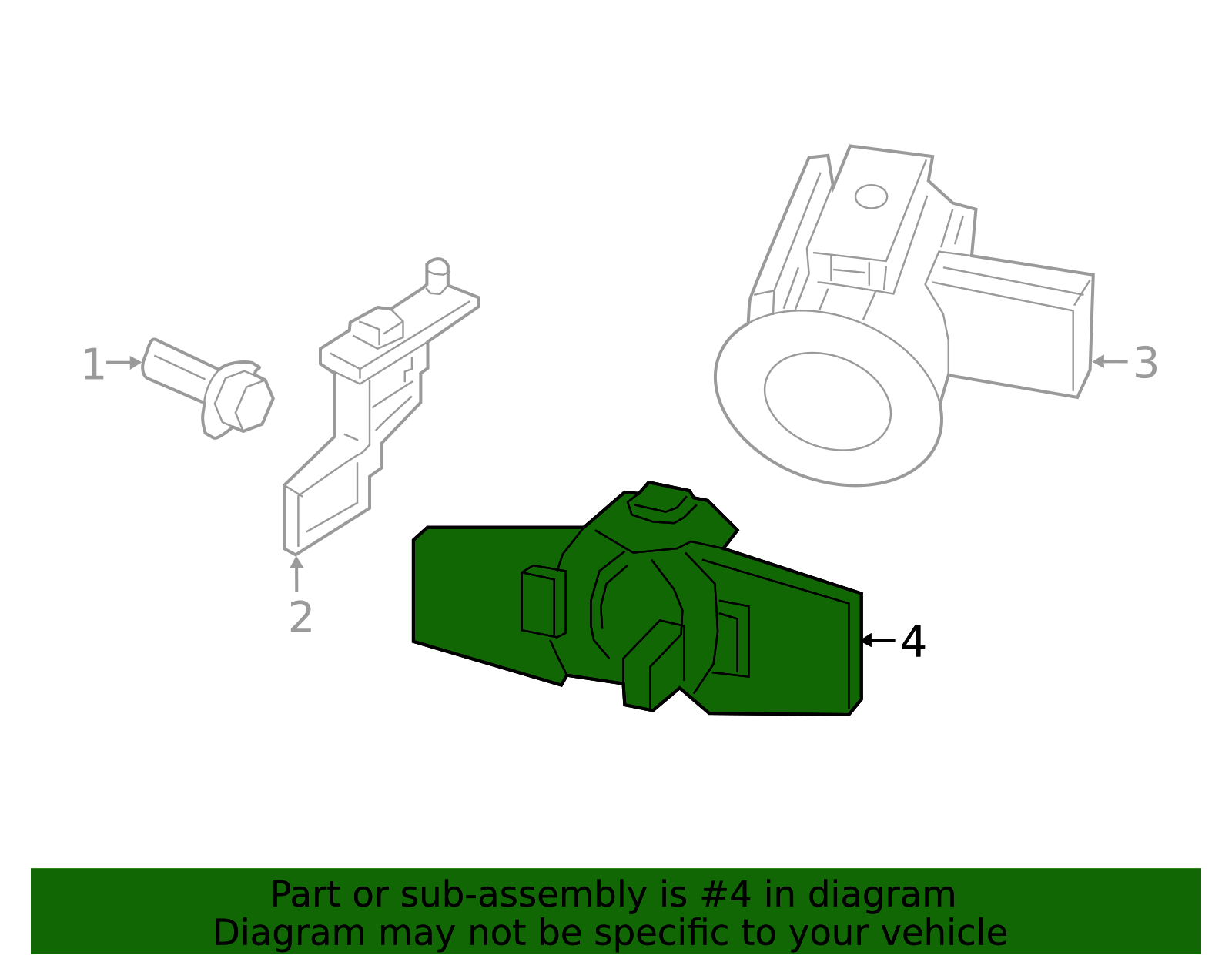 28533-4CC5B - Sensor Protector - 2019-2024 Nissan | Nissan OEM Parts Direct