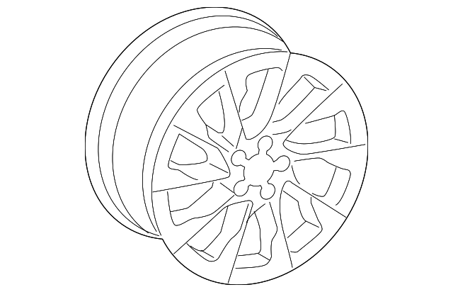 2013-2017 Audi Wheel, Alloy 8T0-601-025-BR | OEM Parts Online
