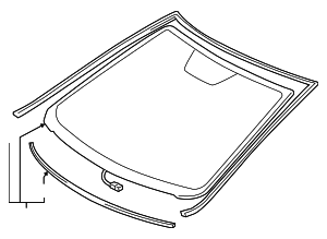 OEM 2012-2017 Toyota Camry Windshield Part # 56101-06560 | Modern ...