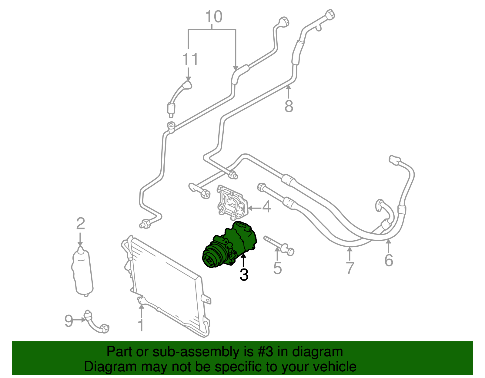 1999-2004 Mazda Miata Compressor NC72-61-K00 | OEM Parts Online