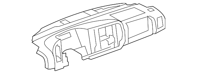 2012-2014 GM Ebony Instrument Panel 23224738 GM | GMPartsDirect.com