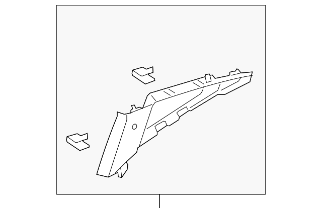 2015-2023 Ford Mustang | Window Trim | FR3Z-6352019-AD | Walls' Ford Parts