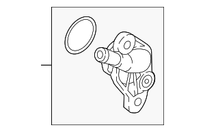 2015-2025 Volkswagen Engine Coolant Outlet Flange 06K-121-132 | OEM ...