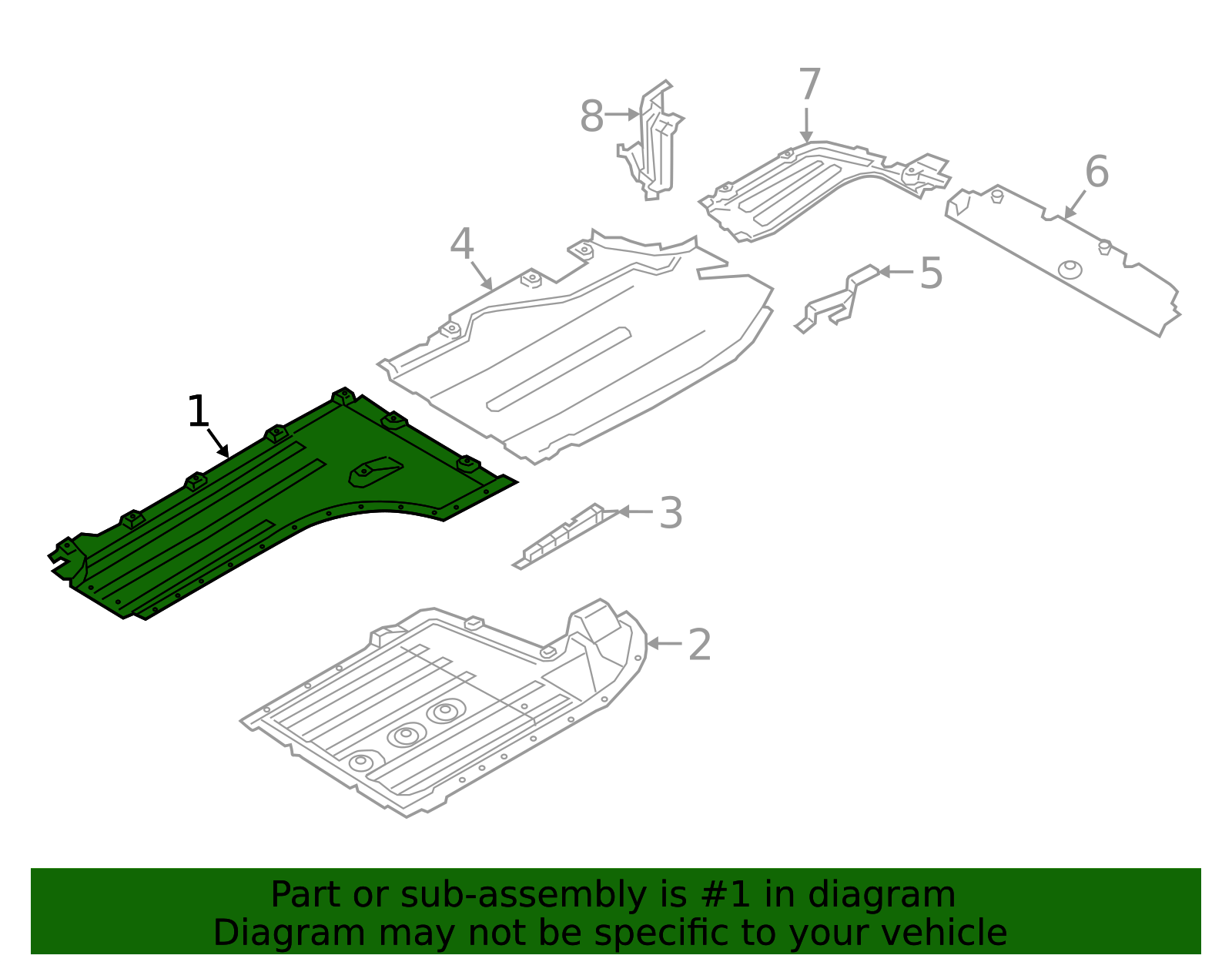 51757424881 - 2019-2023 BMW Front Cover Left (51-75-7-424-881) | BMW of ...