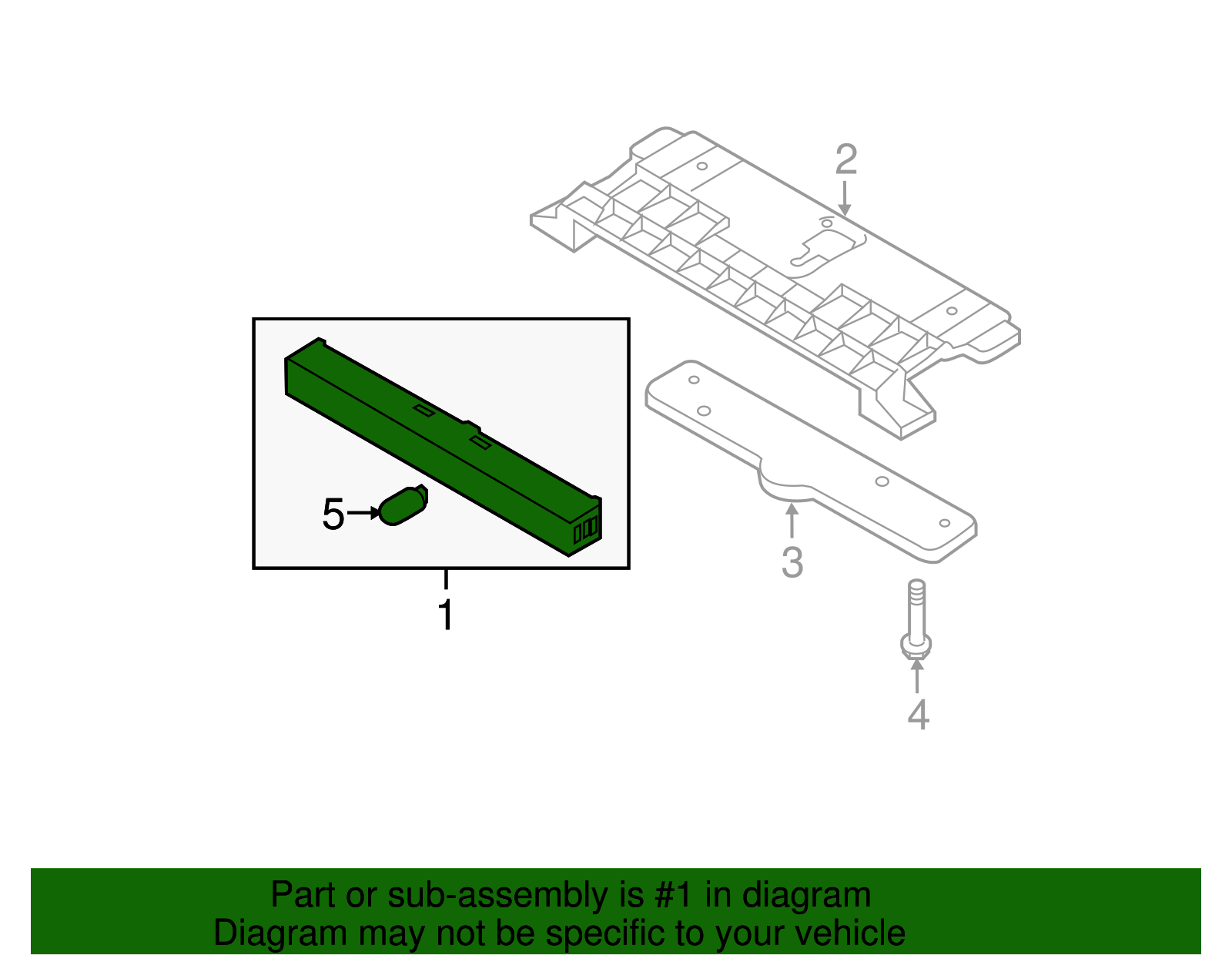2011-2019 Ford Fiesta High Mount Lamp BE8Z-13A613-B | OEM Parts Online