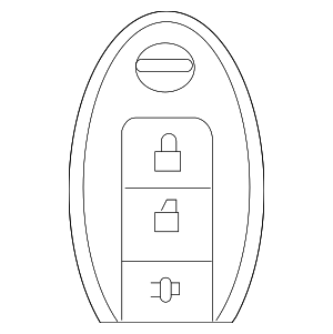 2023-2025 Nissan Keyless Entry Transmitter 285E3-5MR1E | Nissan Parts ...