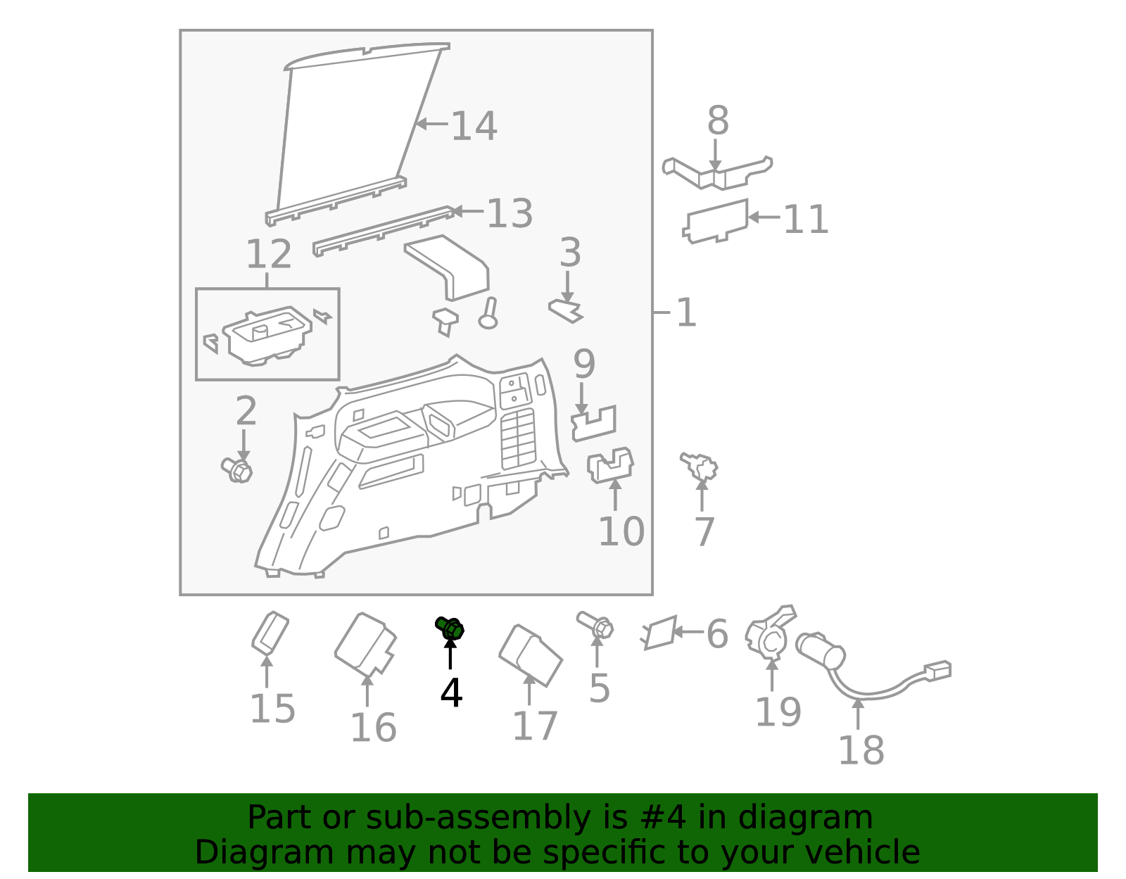 90467-10183 - Fender Liner Retainer Clip 1999-2025 Toyota | Longo ...
