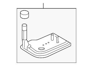 2008-2017 GM Automatic Transmission Fluid Filter Kit with Seal 24252158 ...