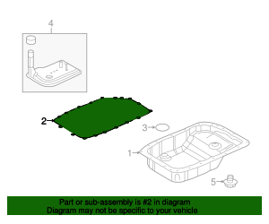 2006-2022 GM Automatic Transmission Fluid Pan Gasket 24224781 GM ...