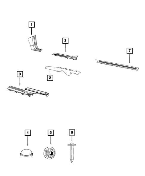 Panels-Moldings-Scuff Plates, Pillar, Cowl, 1/4 Panel Trim and Cargo ...