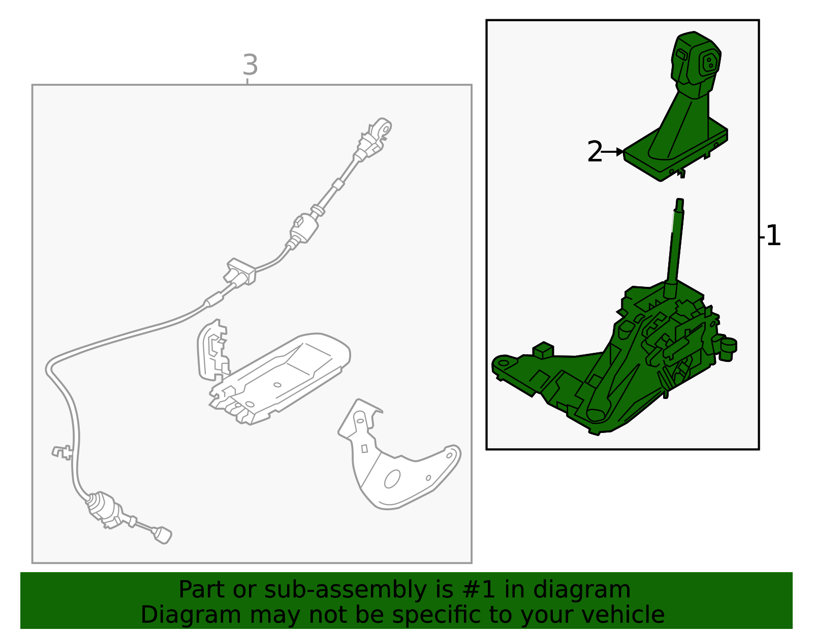 2022-2024 Ford Bronco | Gear Shift Assembly | ND2Z-7210-BB | Walls ...