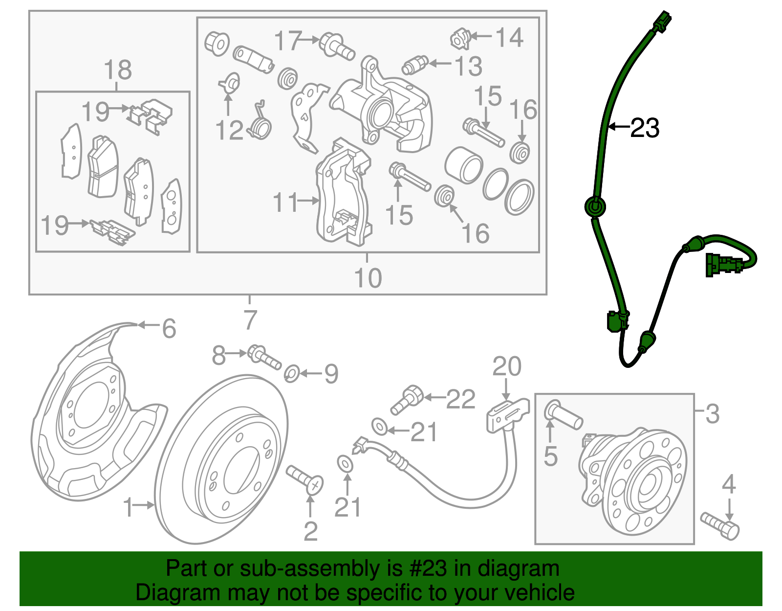 2014-2019 Kia ABS Sensor 91920-B2100 | OEM Parts Online