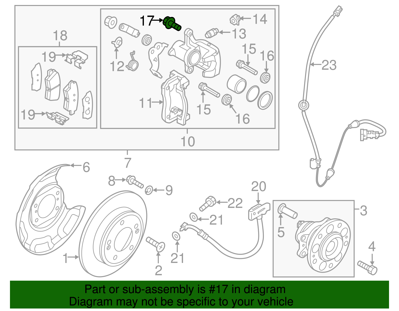 2006-2025 Kia OEM NEW 2006-2020 Kia Optima Disc Brake Caliper Guide ...