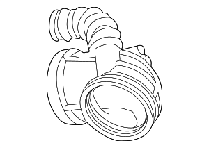 13541440102 - 2001-2006 BMW X5 Connector Tube (13-54-1-440-102) | BMW ...