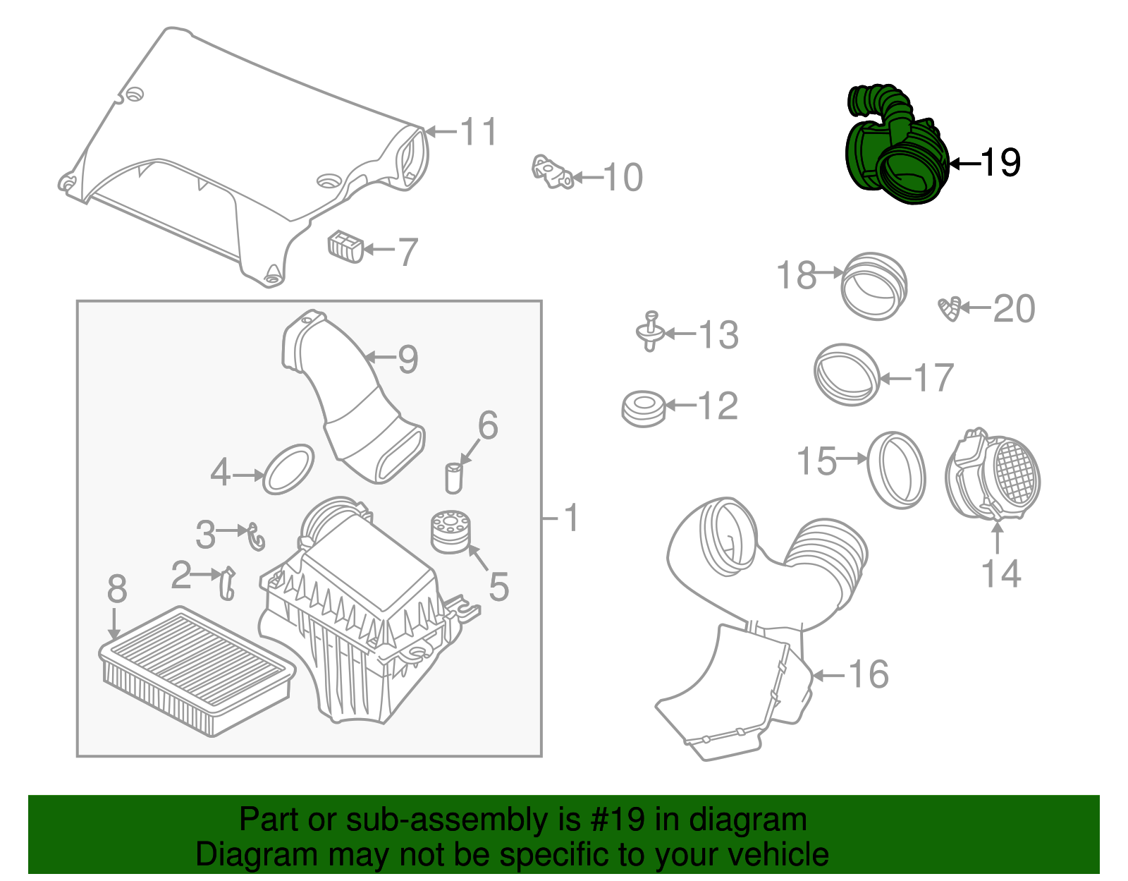 13541440102 - 2001-2006 BMW X5 Connector Tube (13-54-1-440-102) | BMW ...