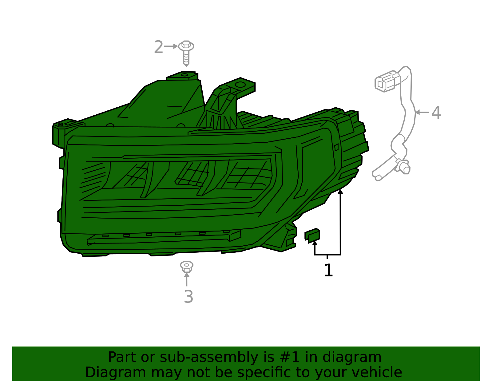 84902387 - Driver Side Headlamp 2020-2023 GMC Acadia | Chevrolet Parts ...