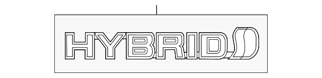 75445-0R010 - Nameplate 2019-2025 Toyota | Longo Toyota Parts
