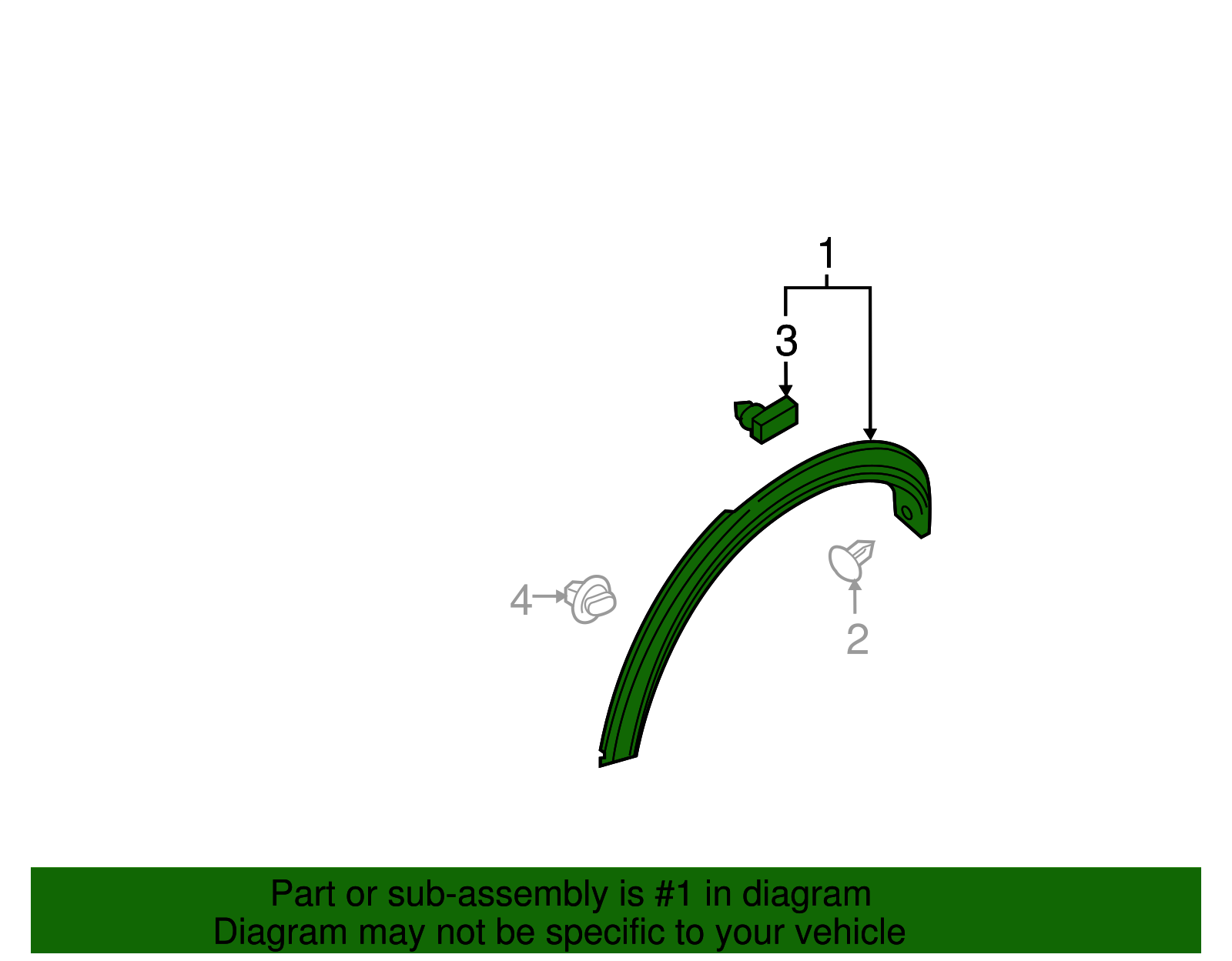 2013-2017 Nissan Juke Wheel Opening Molding 78860-3YW0A | Scott Evans ...
