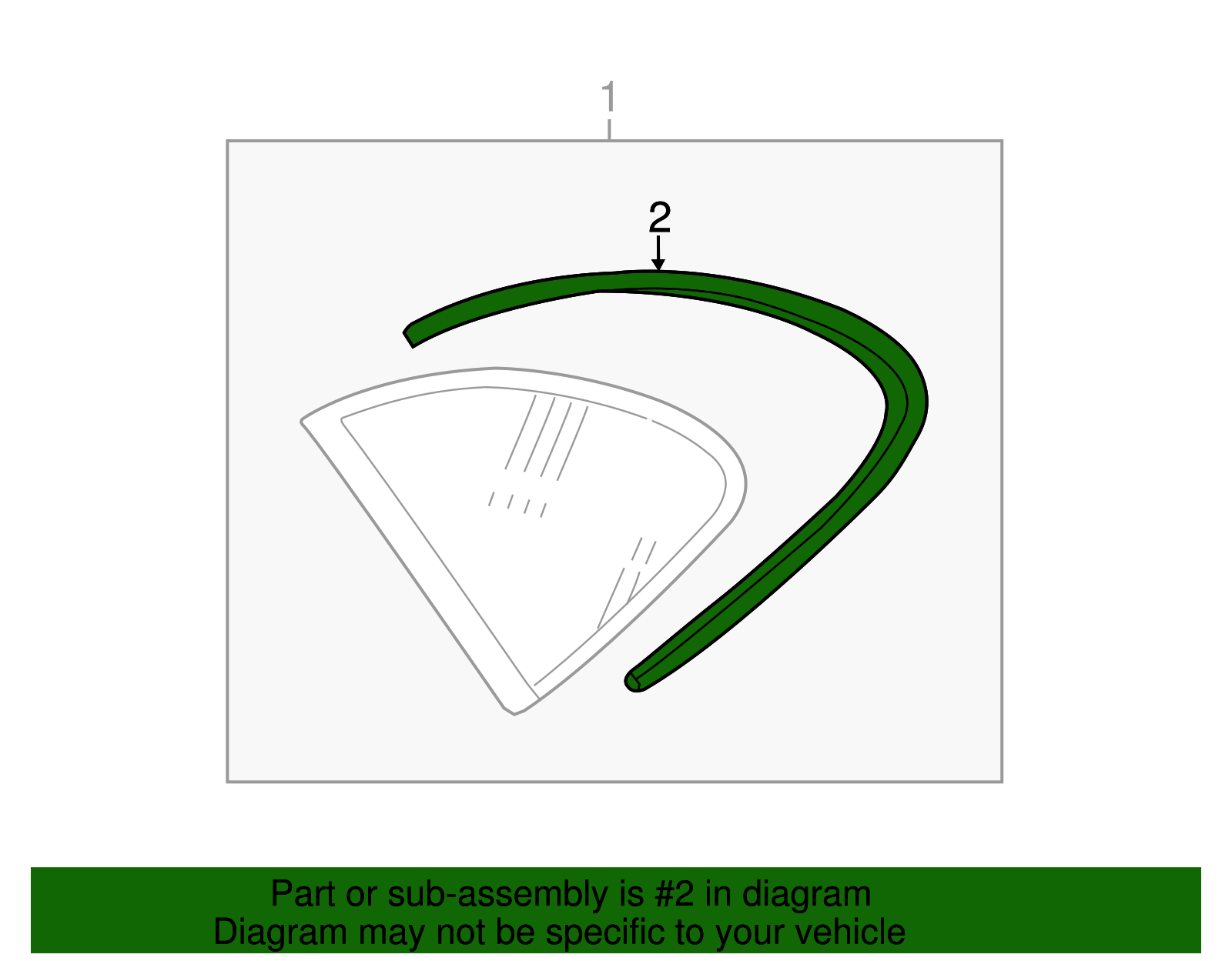 2011-2018 Porsche Cayenne 2011-2018 Porsche Cayenne - Glass Molding 958-559-995-21-7Z7 | Porsche ...