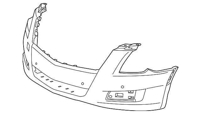 2014-2017 Cadillac XTS Front Upper Bumper Cover 19303148 | Chevy Parts Pros