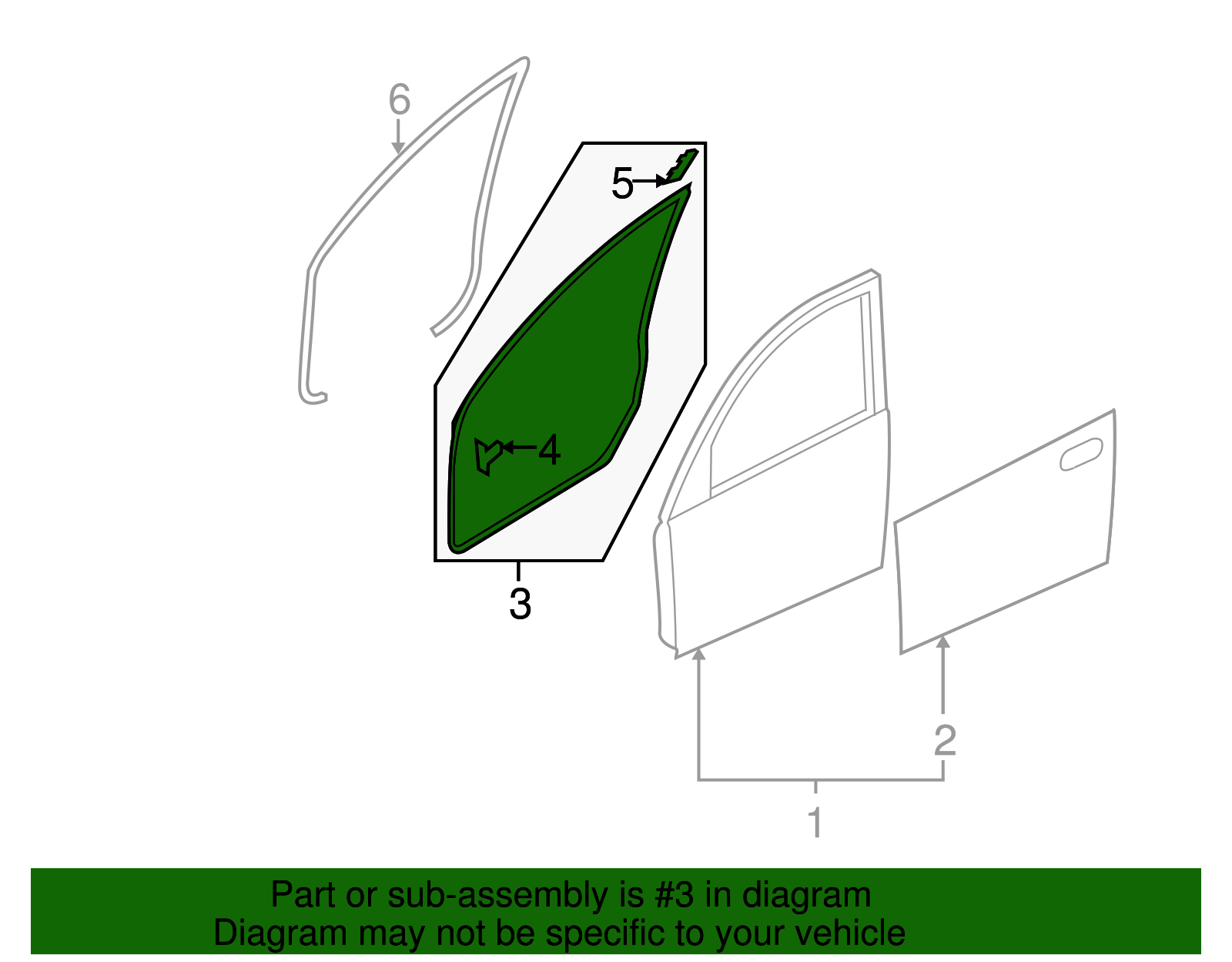 bbm458760d - Mazda Surround Weather-Strip 2010-2013 Mazda 3 ...